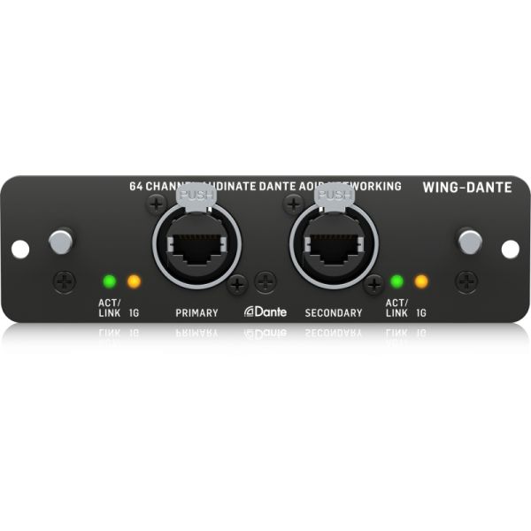 Behringer WING-DANTE Expansion module Card for 64x64-Channel Audinate ...